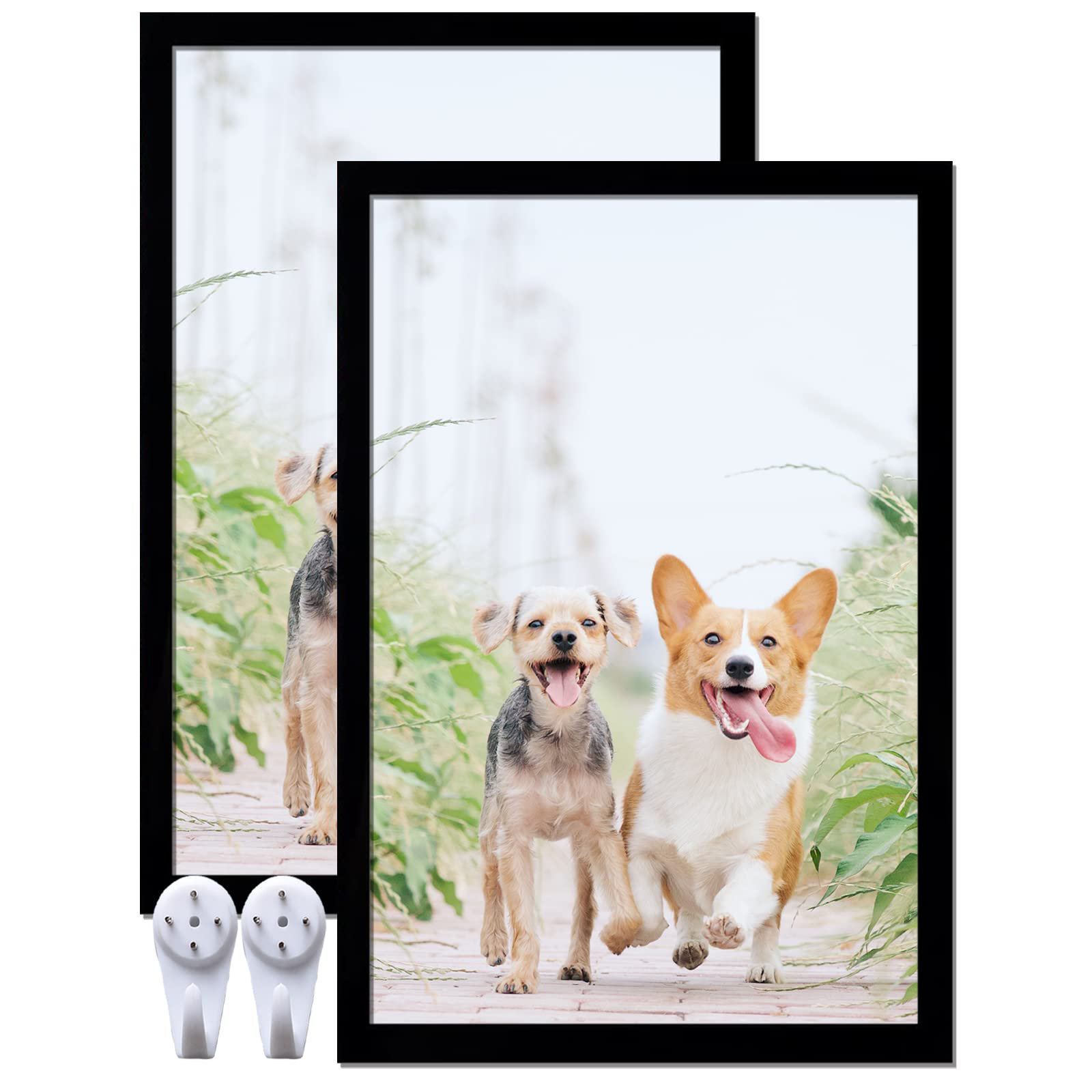 Latitude Run® Black 16X24 Picture Frame Set Of 2, High Transparent ...