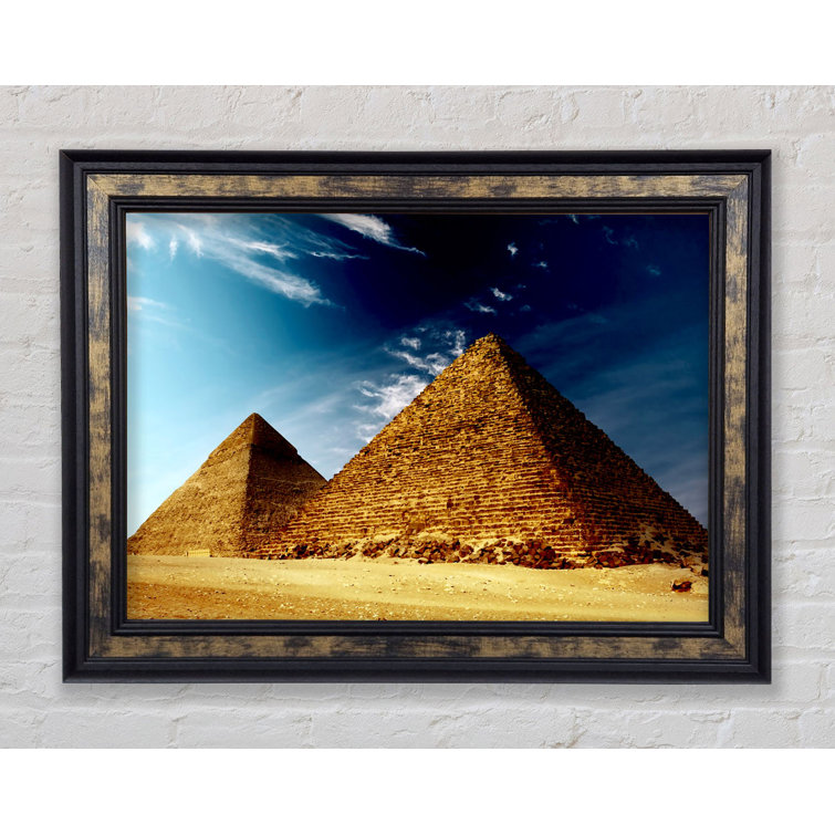 Bright Star Pyramids Cairo Egypt - Single Picture Frame Art Prints ...