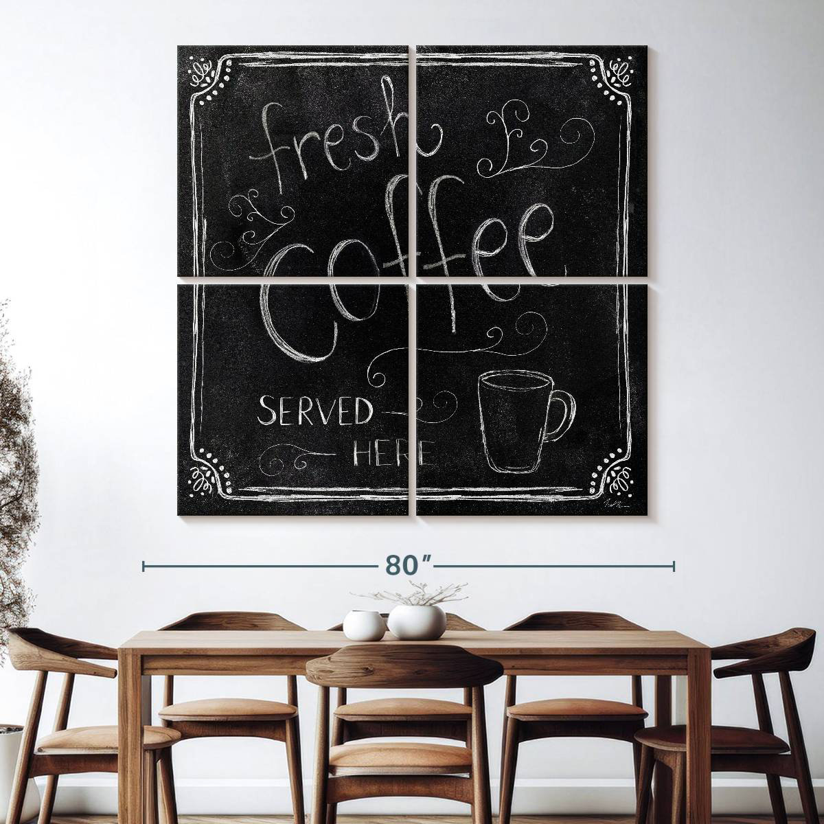 Trinx Kema Fresh Coffee Served Here Wall Sign | Wayfair