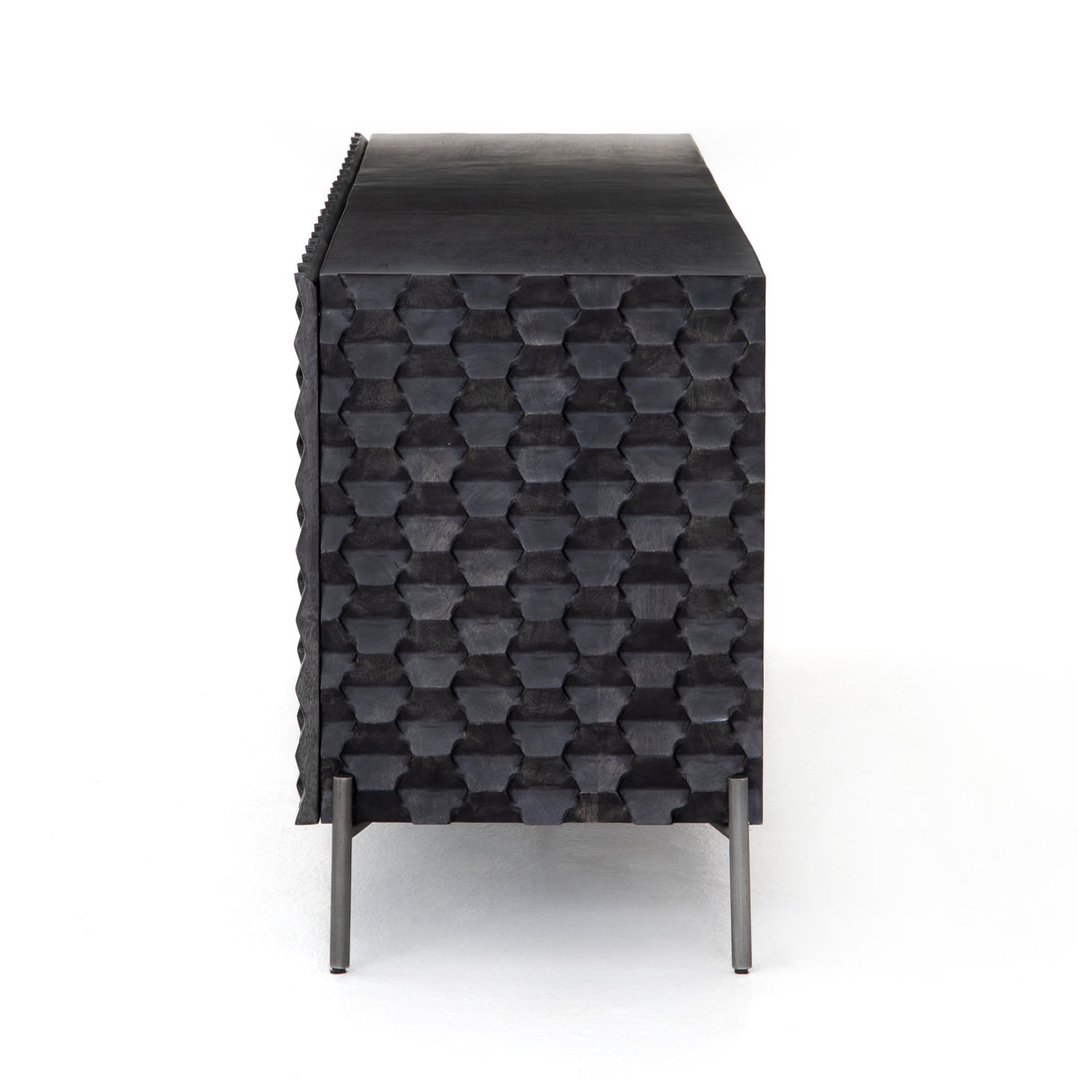 AllModern Elsa Solid Wood TV Stand for TVs up to 88" & Reviews | Wayfair