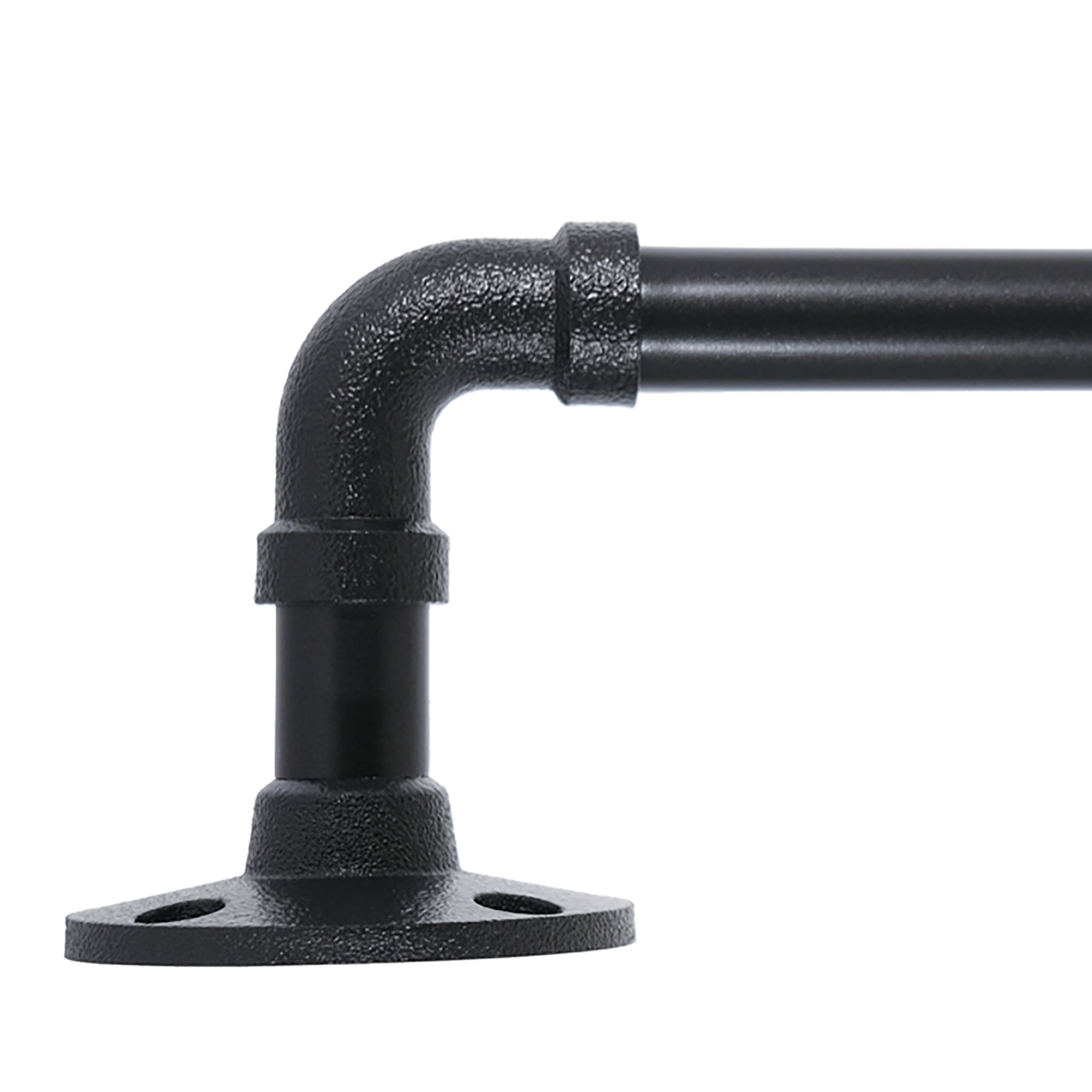 Williston Forge Pryer Metal Adjustable Single Curtain Rod & Reviews ...