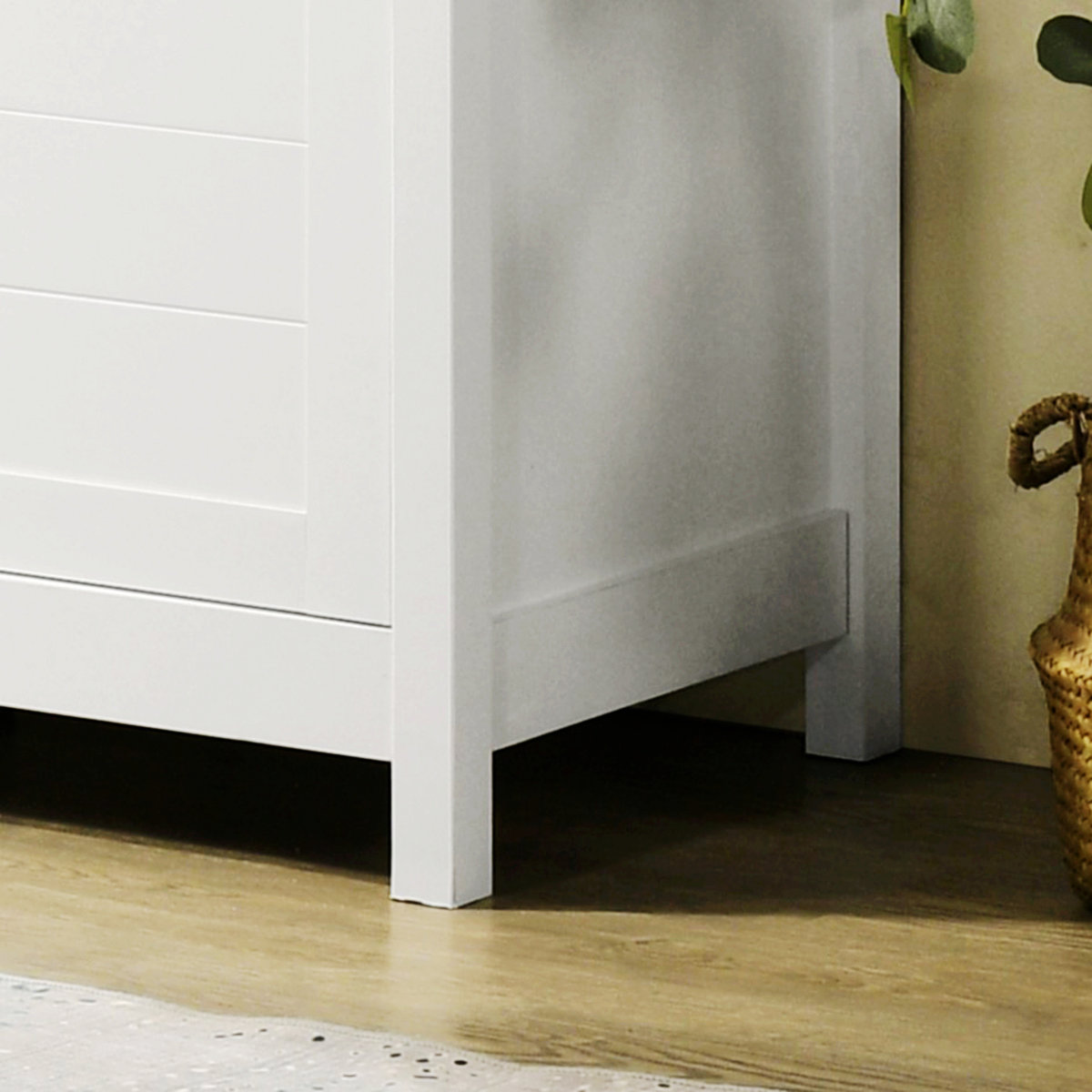 Wildon Home® Ottelia Claire Farmhouse-Style Storage Cabinet – White Oak ...