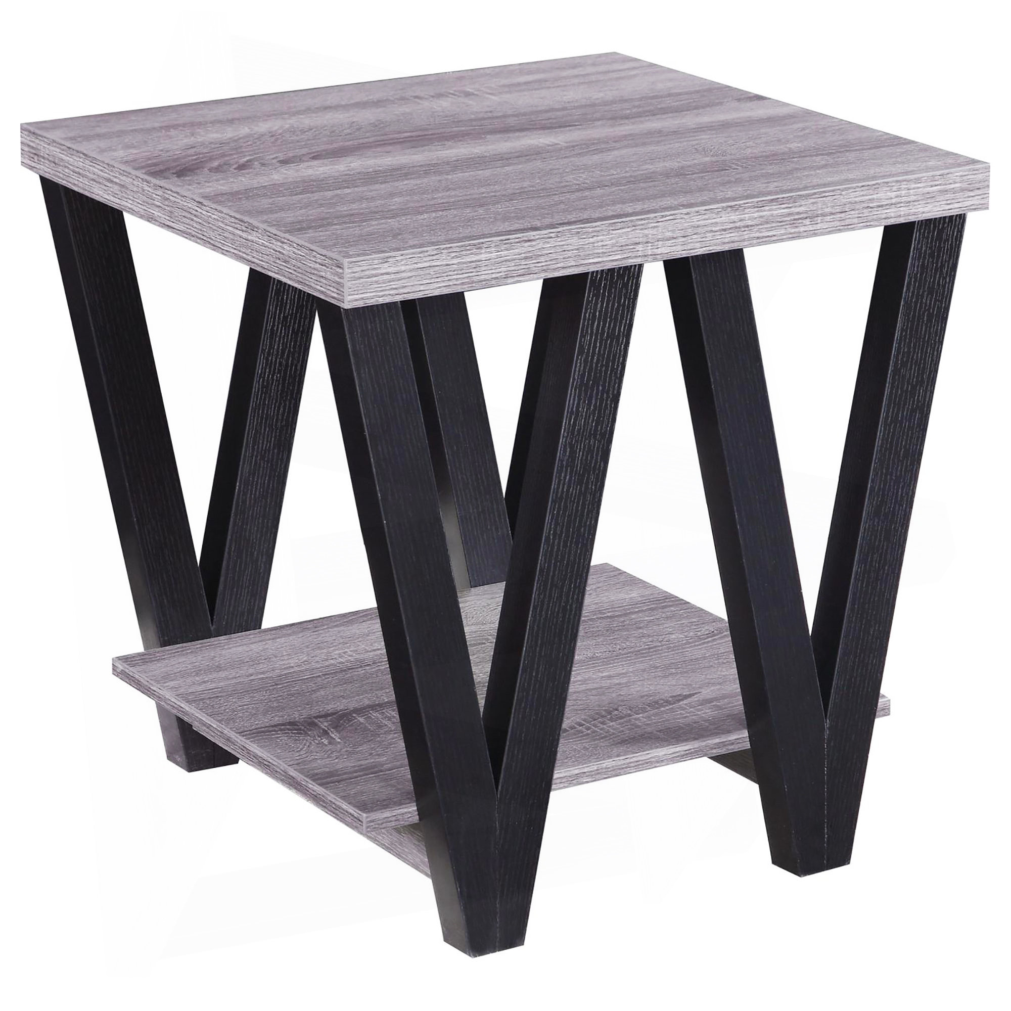 Gracie Oaks Grey Angled Leg Table_Coffee Table | Wayfair