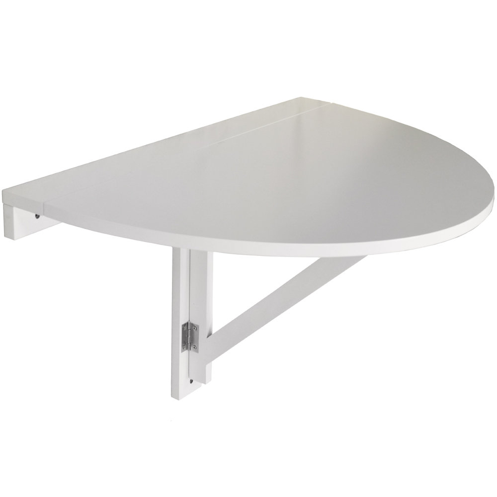 ClearAmbient Wall Mounted Semi Circle Folding Table & Reviews | Wayfair ...