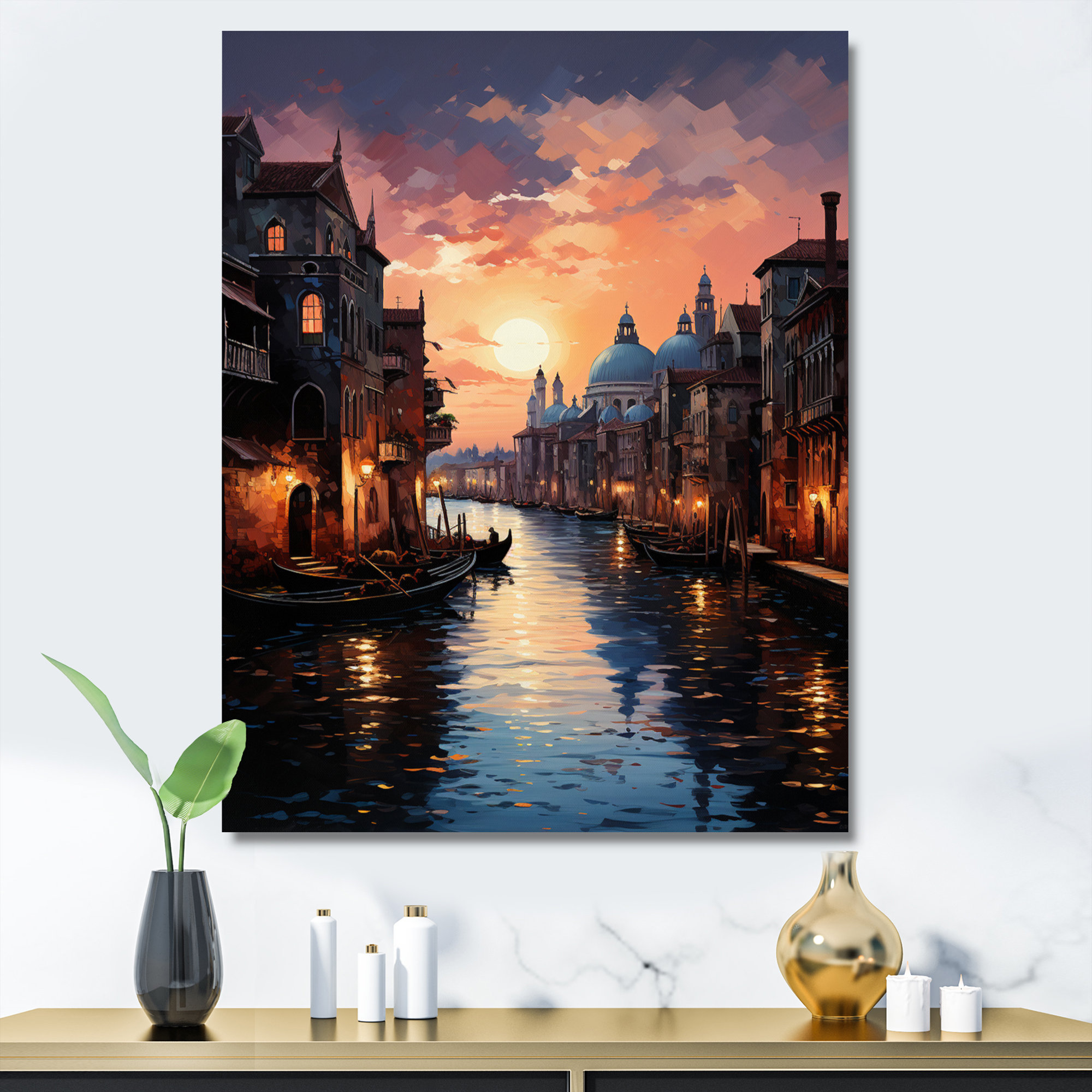 Winston Porter Mahirul Italy Venezian Vista - Print | Wayfair