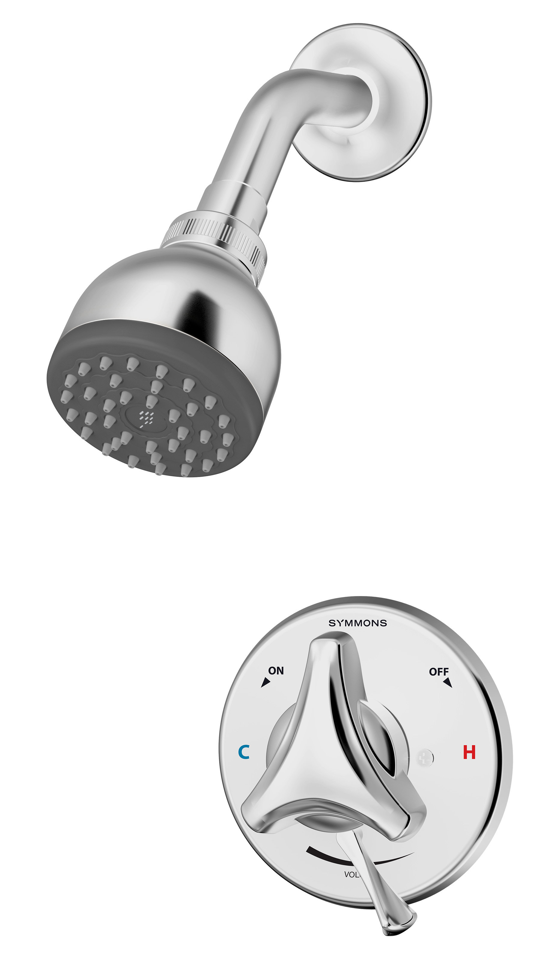 Symmons Origins Pressure Balanced Shower System with Rough-in Valve ...