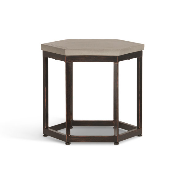 InspiredVisions Paxton Stone Outdoor Side Table | Wayfair