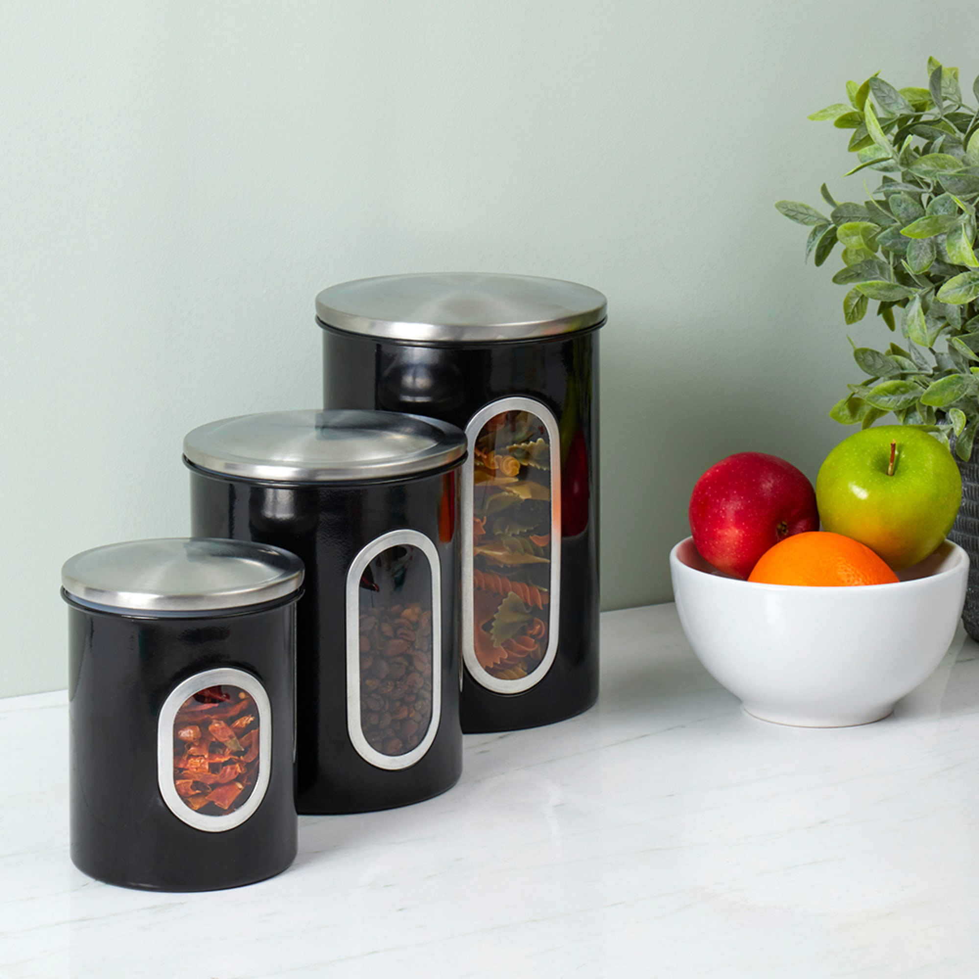 Latitude Run® 3 Piece Kitchen Canister Set | Wayfair