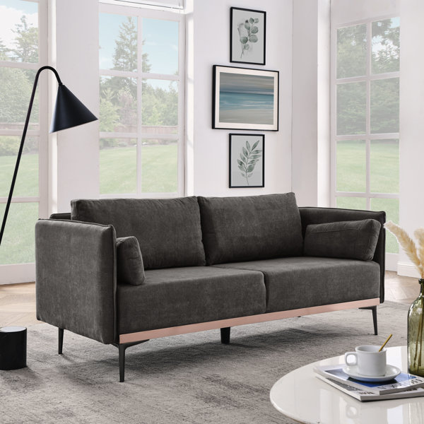 Latitude Run® Jeconiah 72.83'' Upholstered Sofa | Wayfair