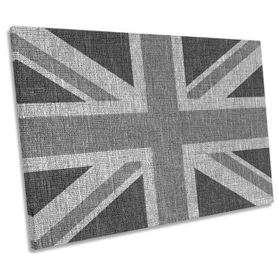 grey union jack flag