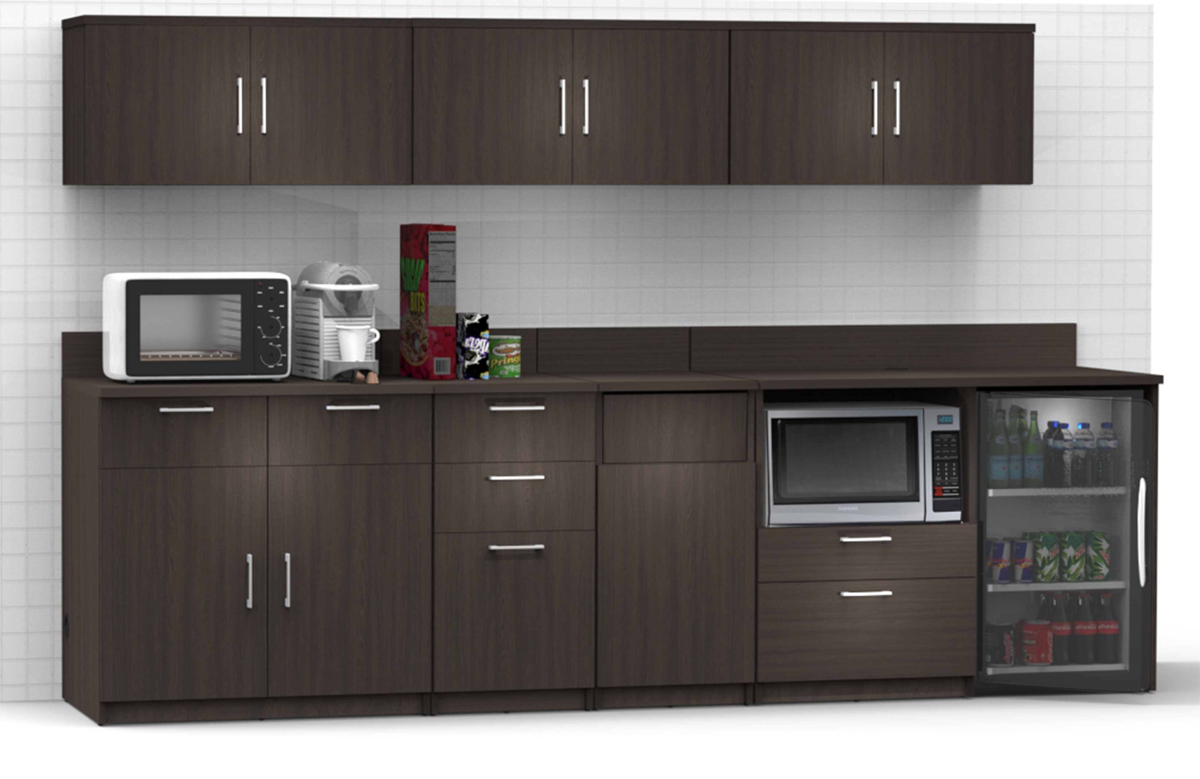 Breaktime Buffet Sideboard Kitchen Break Room Lunch Coffee Kitchenette ...