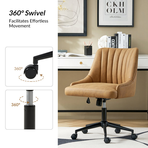Hokku Designs Kater Modern Tilting Rock Office Chair with Swivel and ...