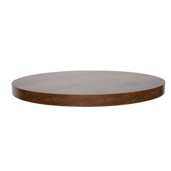 BFMSEATING Relic Vintage Walnut Round Indoor Table Top & Reviews | Wayfair