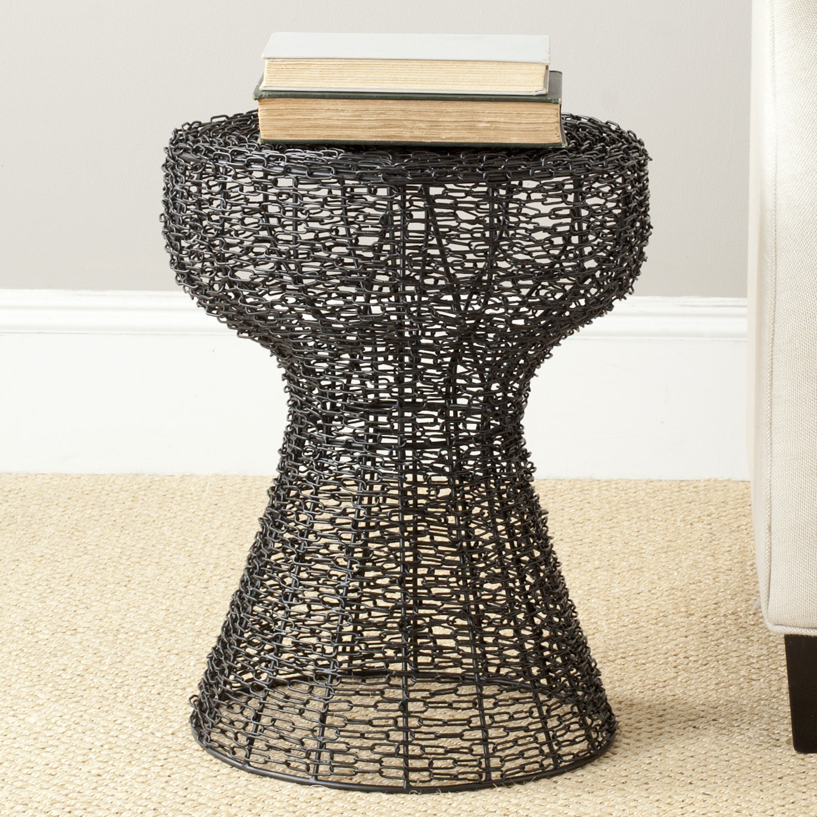 Safavieh Bill Chain Accent Stool | Wayfair