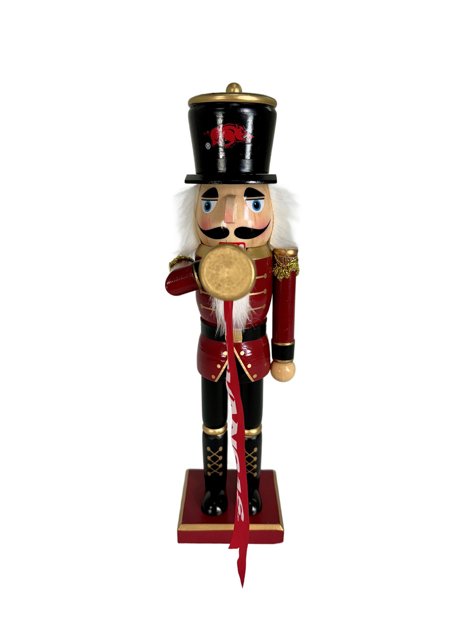 The Holiday Aisle® 14" Arkansas Razorback Bugler Nutcracker | Wayfair