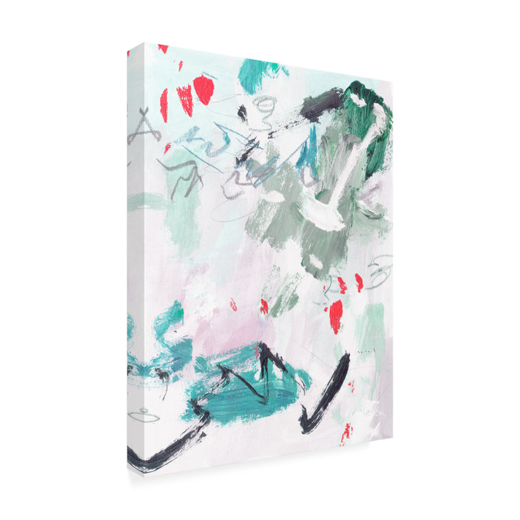 Orren Ellis Art sur toile Melissa Wang «Rouge Splash II» - Wayfair Canada