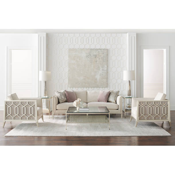 Caracole Compositions Adela 3 - Piece Living Room Set & Reviews | Wayfair