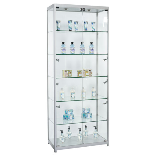 Specialty Store Services 78'' H x 32'' W Metal Display Cases | Wayfair