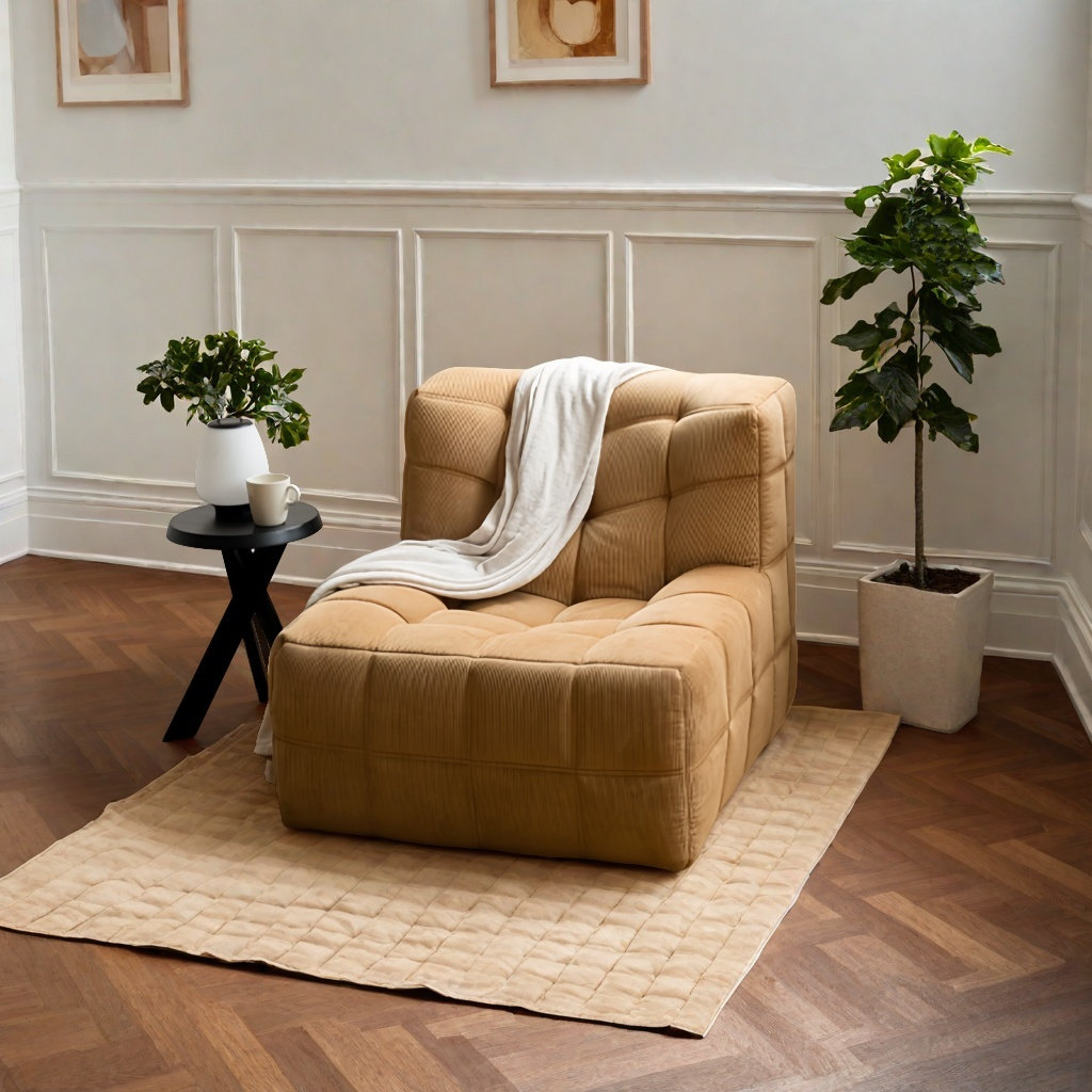 Latitude Run® Modern waffle sofa and tea table combination - Wayfair Canada