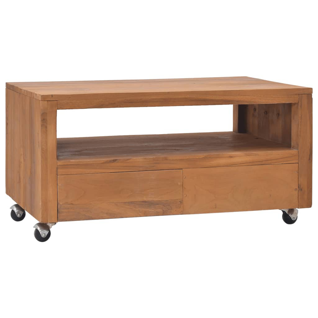 Loon Peak TV Stand TV Unit Sideboard Home TV Console with Wheels Solid ...