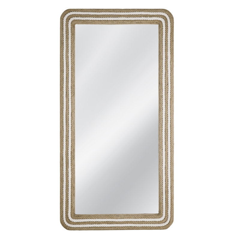 Birch Lane™ Doria Rectangle Rope Floor Mirror | Wayfair