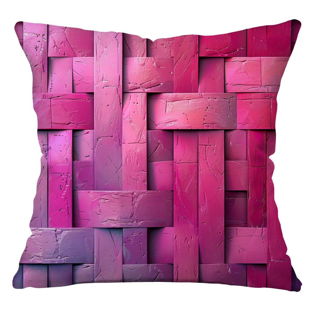 VisionDecor Textured Panels Throw Pillow, Art Cotton Twill Pillows ...