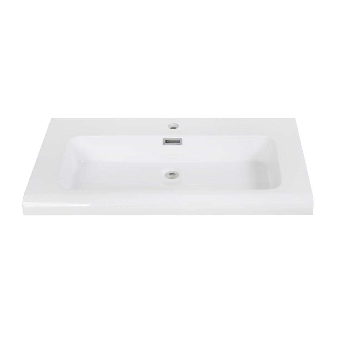 Streamline Bath 31.5" Solid Surface Resin Streamline Vanity Top | Wayfair