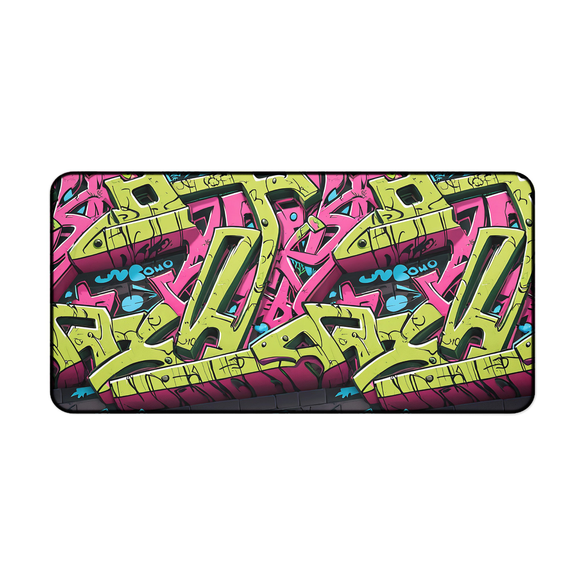 East Urban Home Graffiti Mouse Mat, Urban Art Desk Mat, Stylish ...