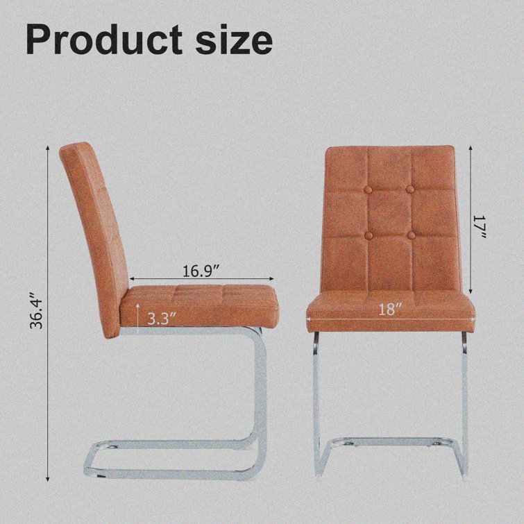 Brayden Studio® Cherece Tufted Solid Back Side Chair - Wayfair Canada