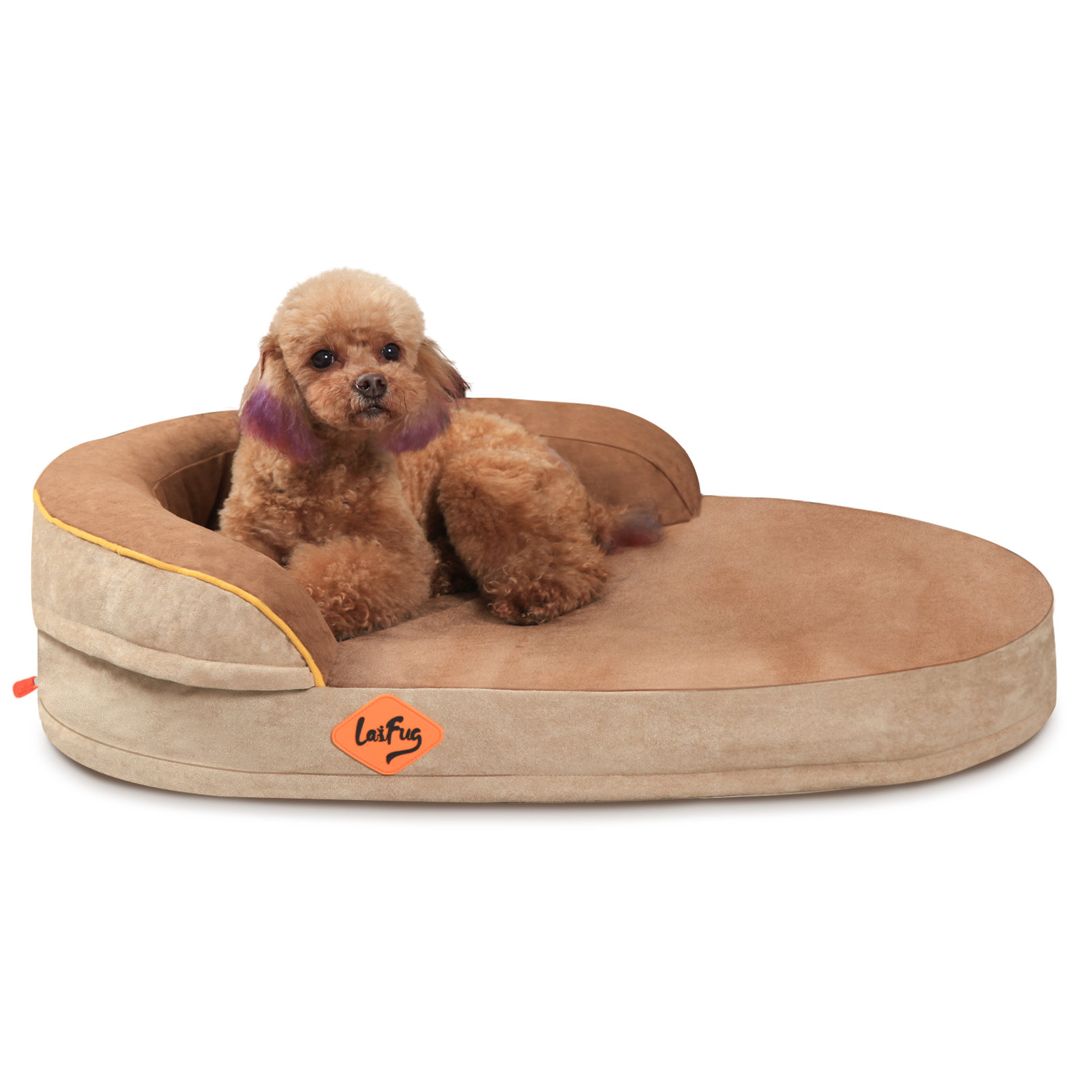 Tucker Murphy Pet™ Memory Foam Oval Dog Bed, Medium, with Waterproof ...