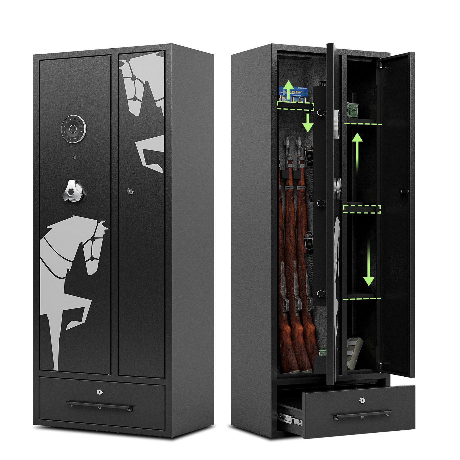 Kaer Gun Safe Lock | Wayfair