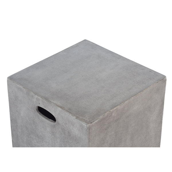 AllModern Lionel Cement Accent Stool & Reviews | Wayfair