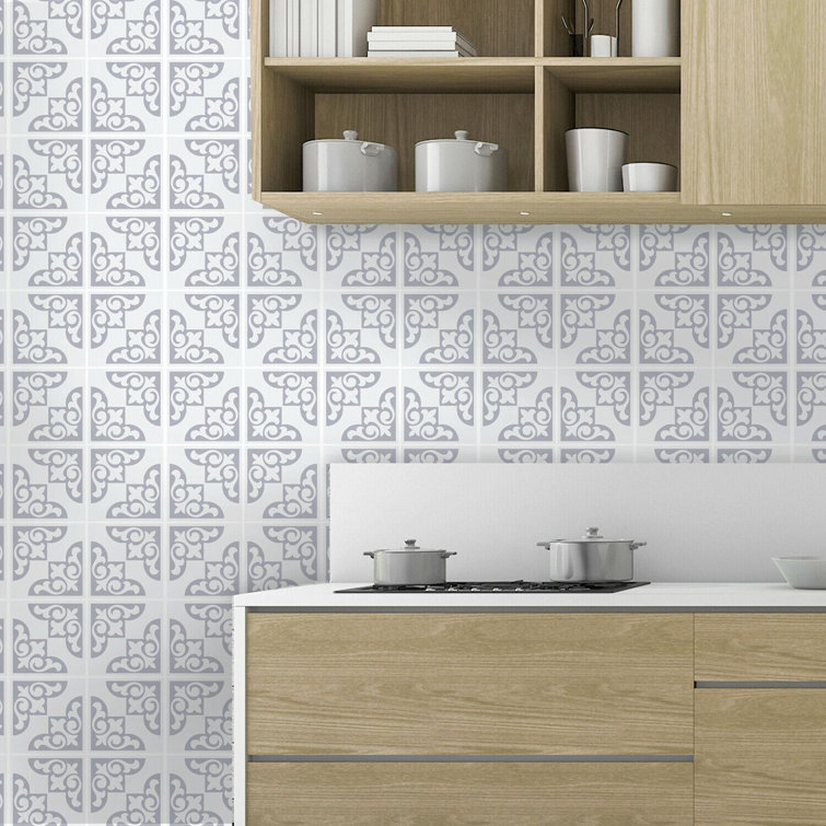 Blue Elephant 15cm W x 15cm L PVC Peel and Stick Mosaic Tile | Wayfair ...