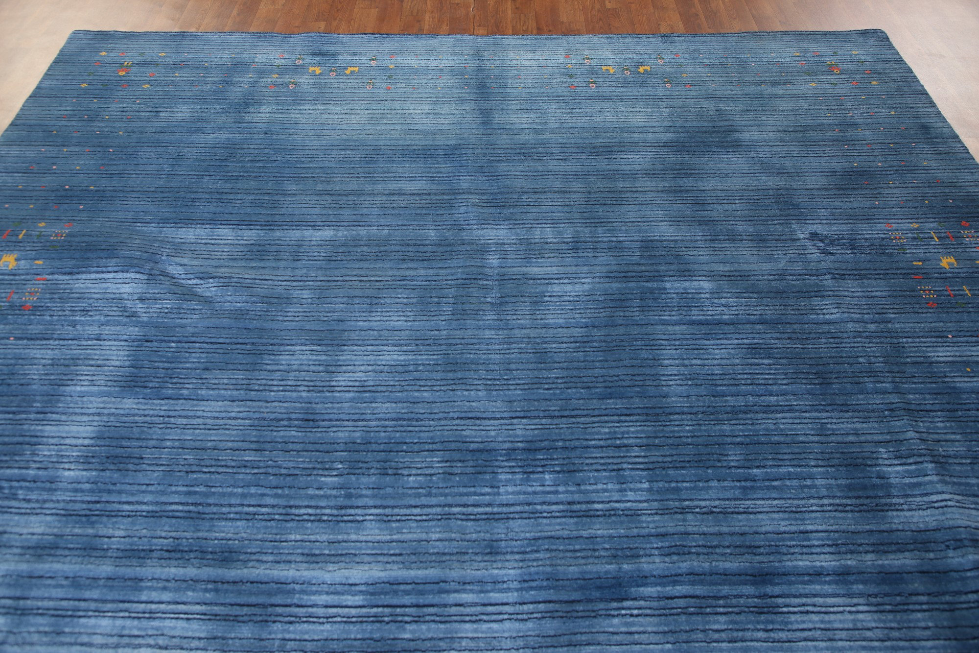 Isabelline Blue Gabbeh Oriental Area Rug 9x11 | Wayfair