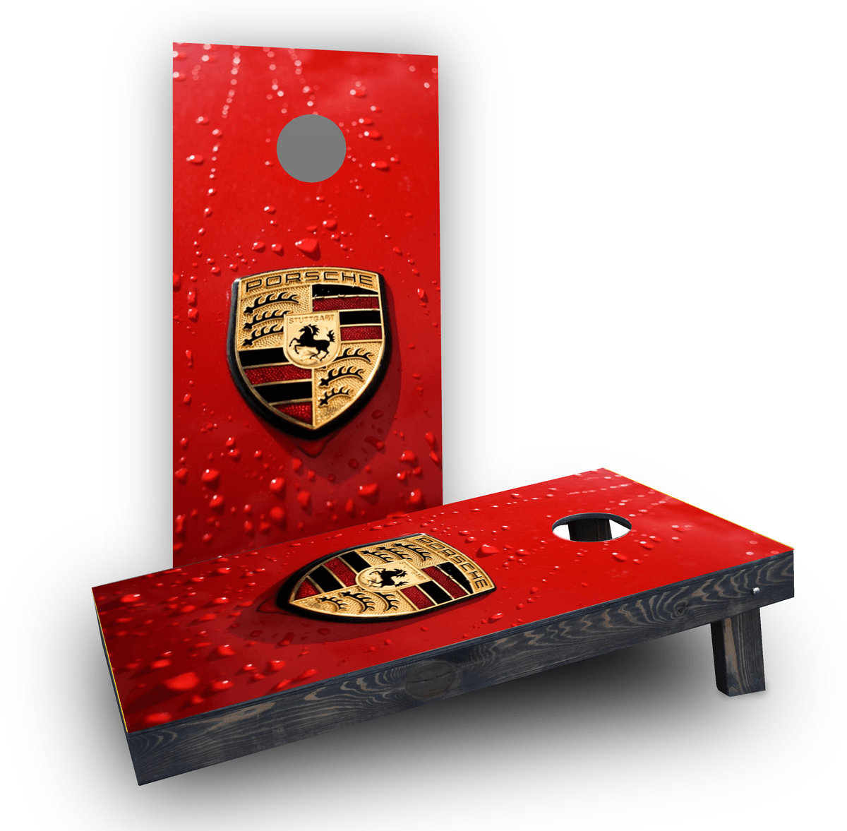 Custom Cornhole Boards Porsche Logo Cornhole Boards - Wayfair Canada