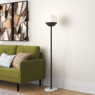 Clear & Glass Shade Floor Lamps You'll Love | Wayfair