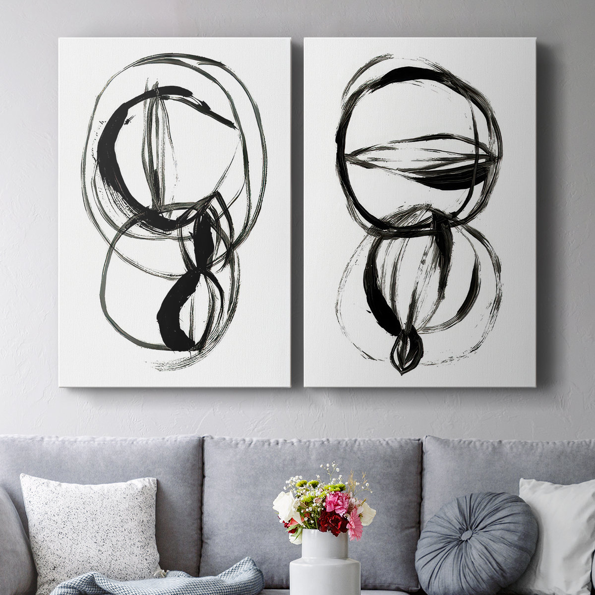 Wade Logan® Ink Pods I-Premium Gallery Wrapped Canvas -Ready to Hang ...