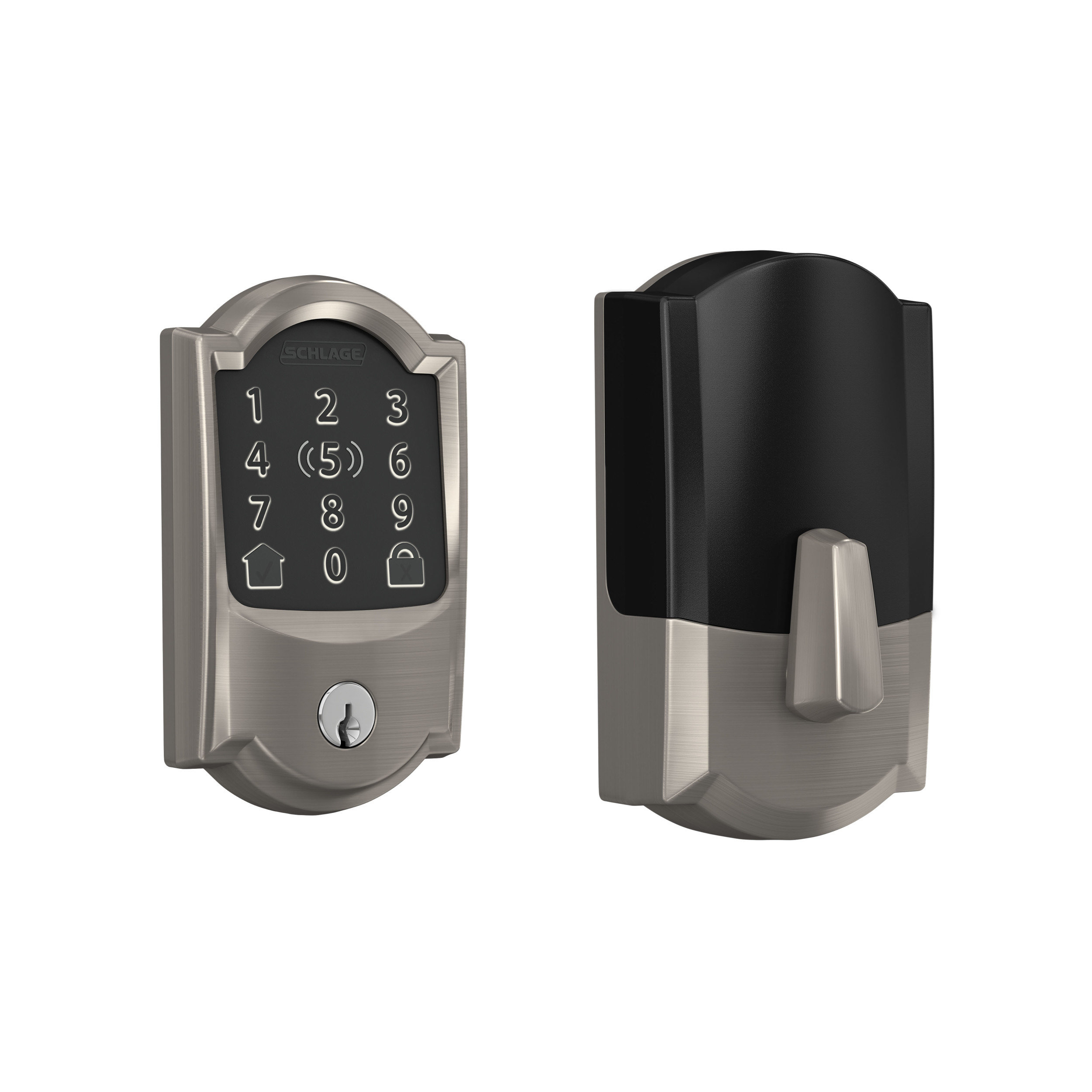 Schlage Encode Plus Smart Wifi Deadbolt With Camelot Trim & Reviews ...
