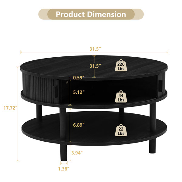 Latitude Run® Coffee Table | Wayfair