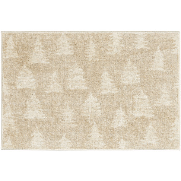 Millwood Pines Accent Decor/Xmas Christmas Tree Beige Indoor & Reviews ...