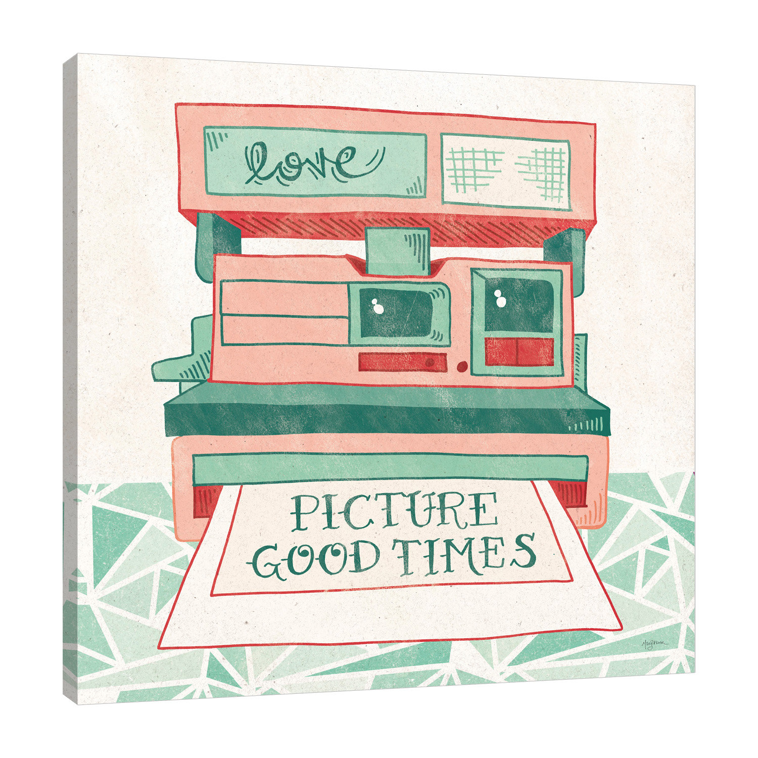 Jaxson Rea "Retro Polaroid" Gallery Wrapped Canvas By Mary Urban ...