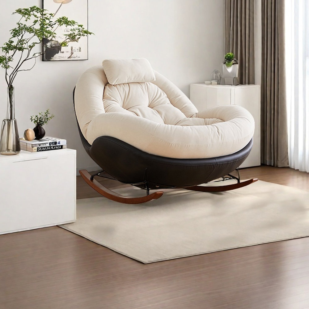 PPEDKS Ergonomic design minimalist rocking chair | Wayfair