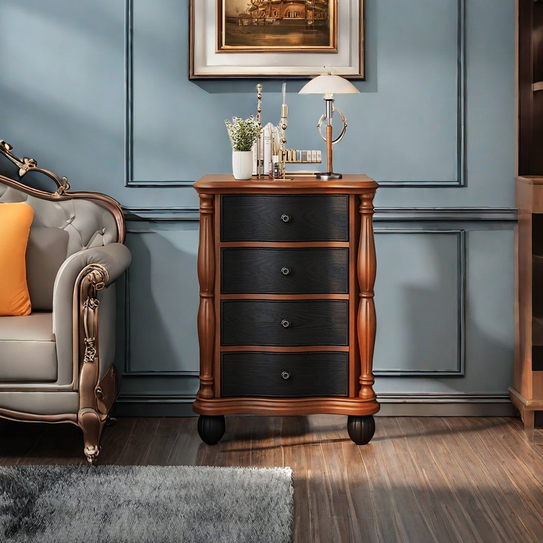 Vivid Space Creation Classic Column Drawer Cabinet - Wayfair Canada