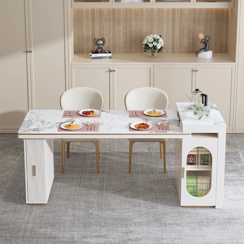 Splendor Furniture Modern Luxury Cream Wind Island Table And Dining ...