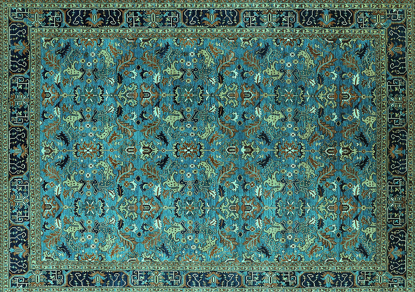 Alcott Hill Machine Woven Blue Rug - Wayfair Canada