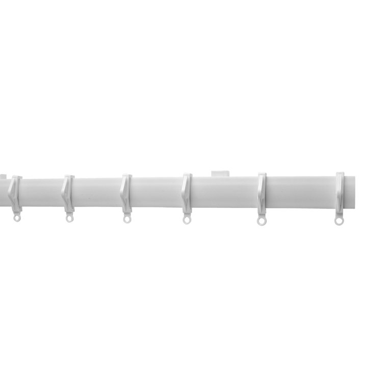 Symple Stuff Uncorded White UPVC Curtain Track | Wayfair.co.uk