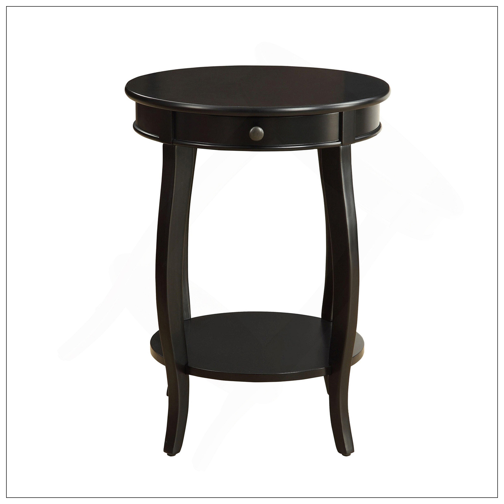 Latitude Run® Charming Wooden Accent Table With Versatile Storage ...