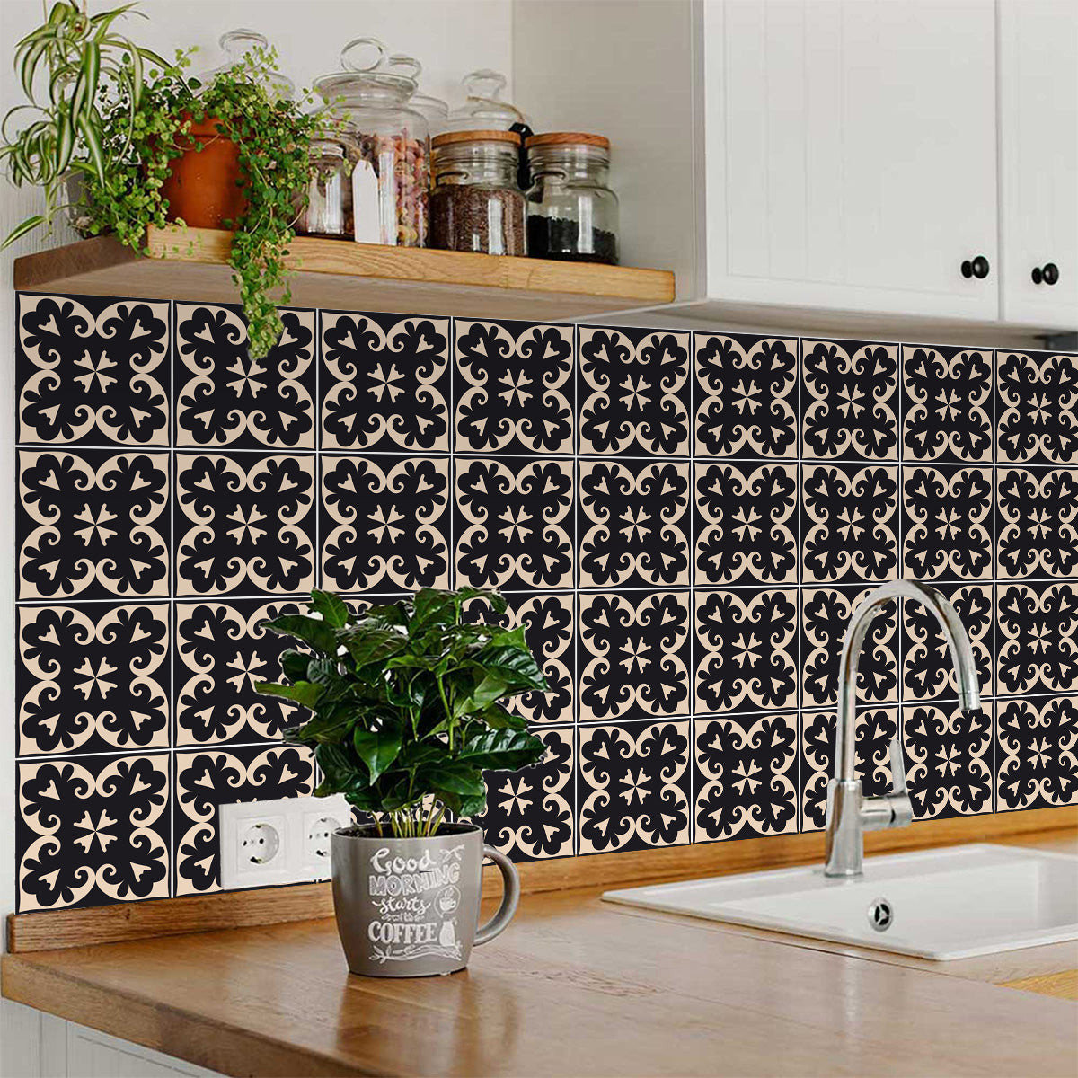 Lux Comforts 8" X 8" Sheep Peel And Stick Removable Tiles | Wayfair