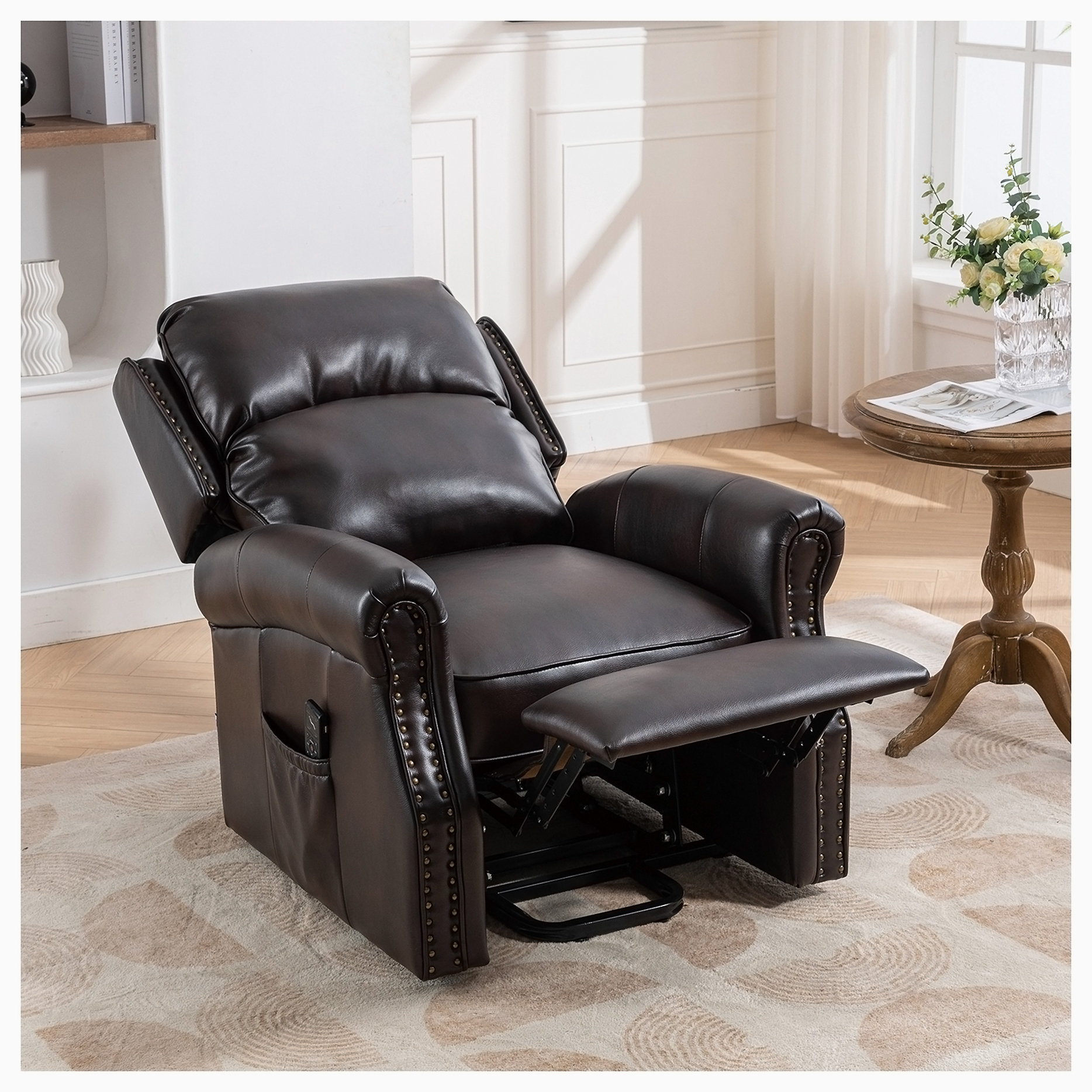 Red Barrel Studio® Lift Recliner Chair, Electric Power Lift Recliner ...