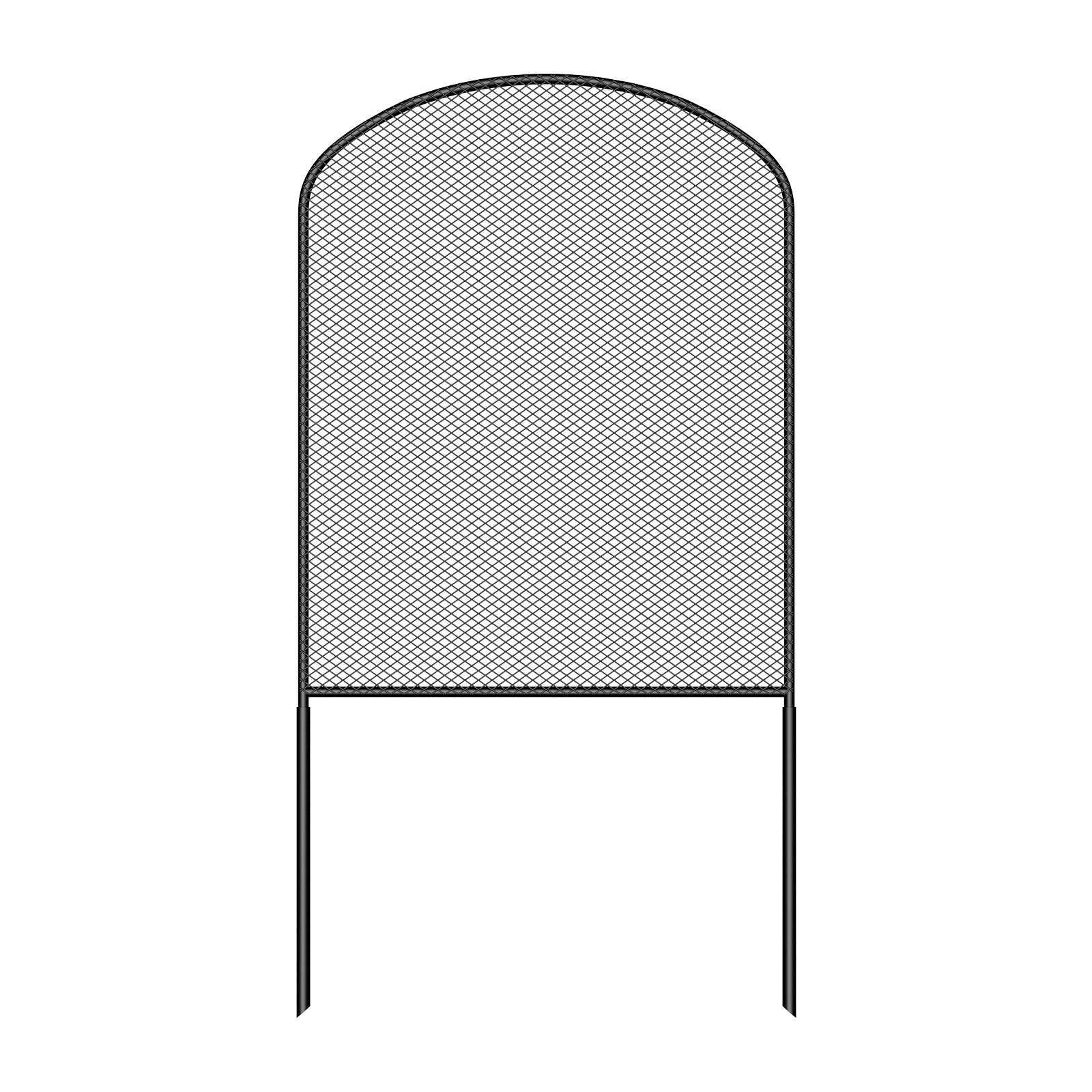 Haitral 24'' H x 12'' W Metal Fence Panels Included | Wayfair